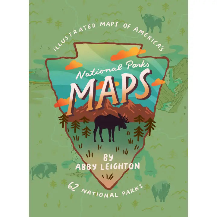 National Parks Maps: Illustrated Maps of 62 National Parks – Wrapped ...