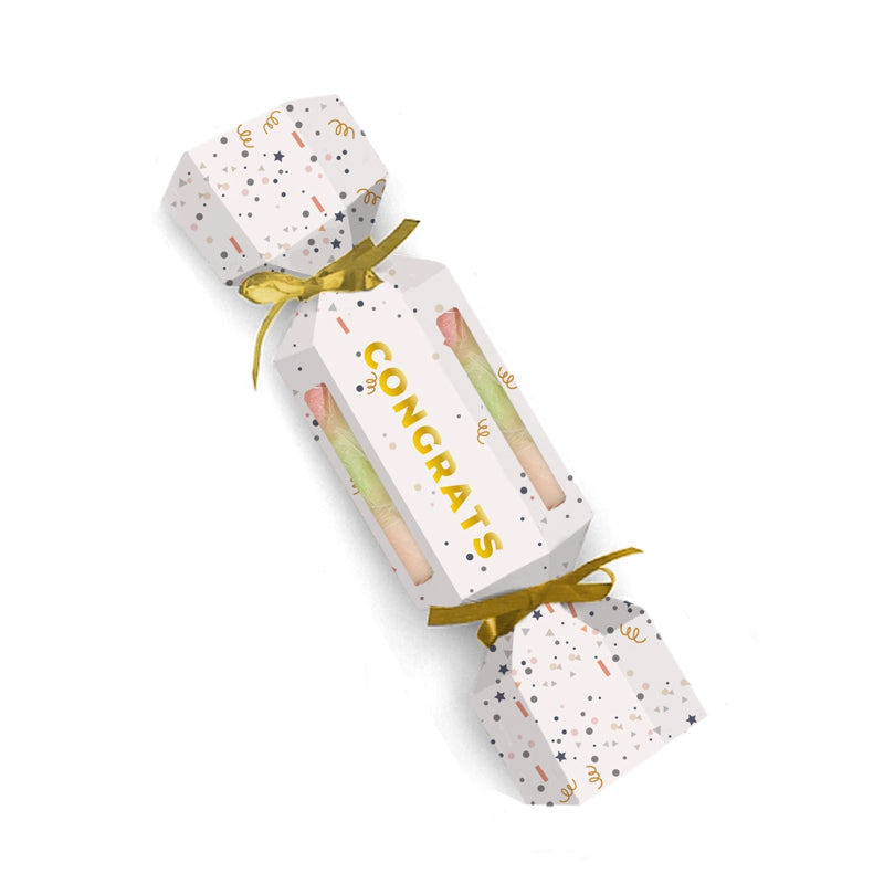 Congratulations Sugar Cube Cracker – Wrapped Gift Boutique